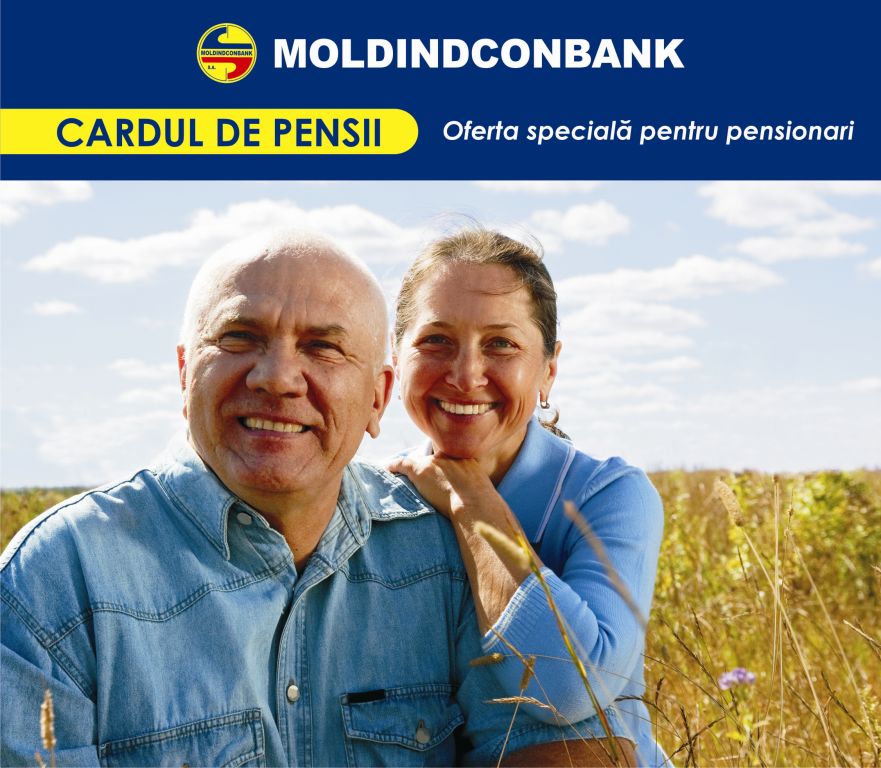 Acum pensia o puteţi primi la Moldindconbank! – Bancamea